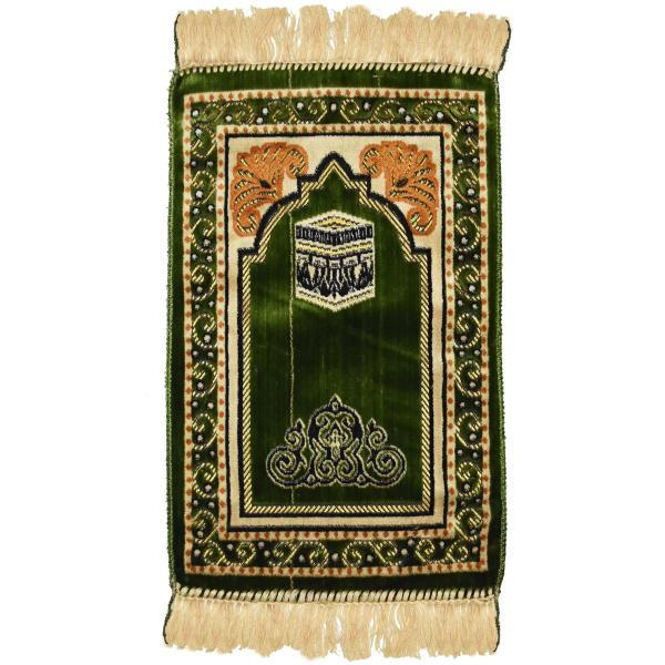 商品名:  (Green) Childrens Muslim Prayer Carpet Rug Mat Islamic Salat Small Kids Sajda Janamaz Rugs Sajadah Namaz Sajjadah ...