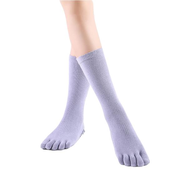 商品名:  Yoga Toe Socks Non Slip Grip Socks Gripper Sticky Socks Pilates Hospital Barre Socks for Women Girls Prupleブランド: G...