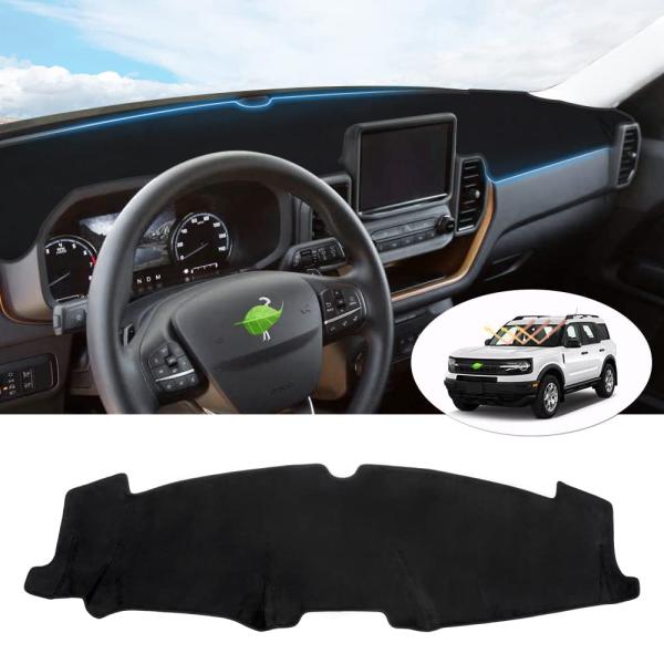 商品名:  Cartist Custom Fit for Suede Dashboard Cover Ford Bronco Sport 2021 2022 2023 Accessories Dash Board Mat Non-Slip ...