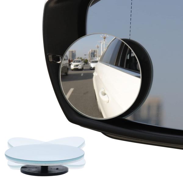 商品名: LivTee Blind Spot Mirror, 2" Round HD Glass Frameless Convex Rear View Mirrors Exterior Accessories with Wide Angle...