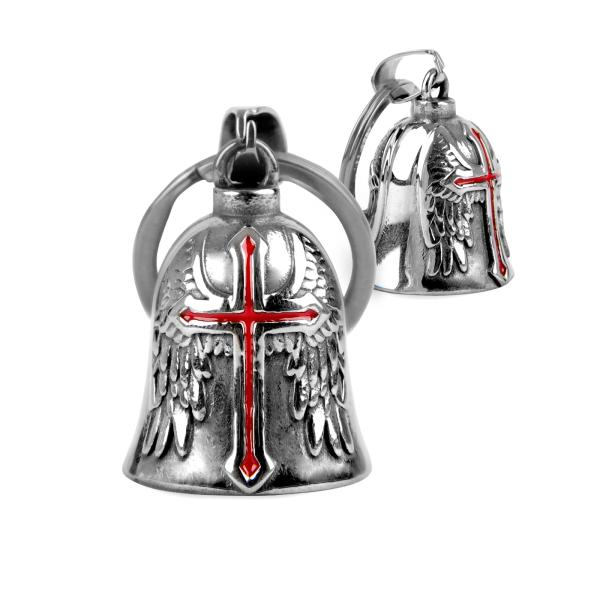 商品名: FCHMY エンジェル バイク バイカー ベル オートバイ 自転車 ベル キーチェーン アクセサリー 路上での悪運や機械的問題を解消するのに役立ちます, レッド, Small FCHMY Angel Motorcycle Bike...