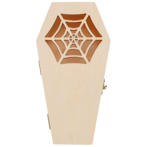 商品名:  NOLITOY Halloween Coffin Box Coffin Candy Box Wooden Gift Case Favor Cases Chocolate Containers Coffin Ring Box Pe...