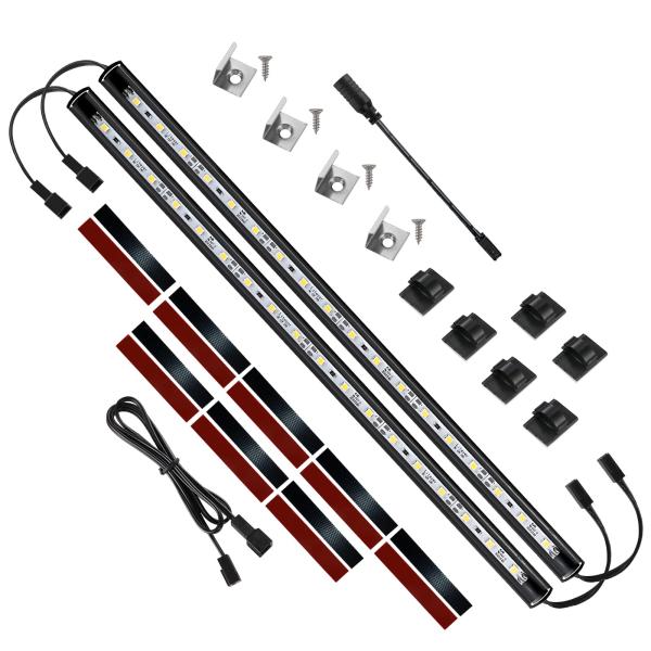 商品名:  Litever Add-on 12 Inches LED Light Bars LL-027 Safe Lighting Kit. 12VDC 2.2W, Daylight 5000K. Designed as Add-on L...