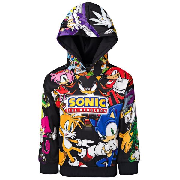 商品名: [Luckele] SEGA Tails Sonic The Hedgehog Shadow Fleece Pullover Hoodie Little Kid to Big Kid SEGA Tails Sonic The He...