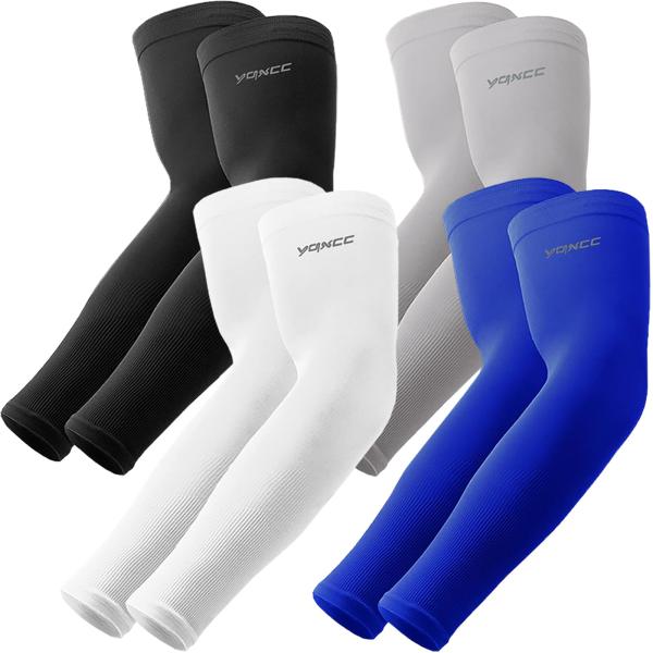 商品名: [Le Dzx] YQXCC 4 Pairs UV Sun Protection Arm Sleeves - Tattoo Cover Up - UPF 50 Sports Compression Cooling Sleeve f...