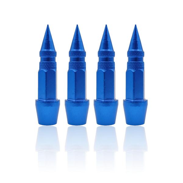 商品名:  4PCS Tire Valve Stem, Dustproof Tire Wheel Stem Caps, 45mm Spiked Aluminum Stem Valve Caps,Fit Most Car Motorcycle...