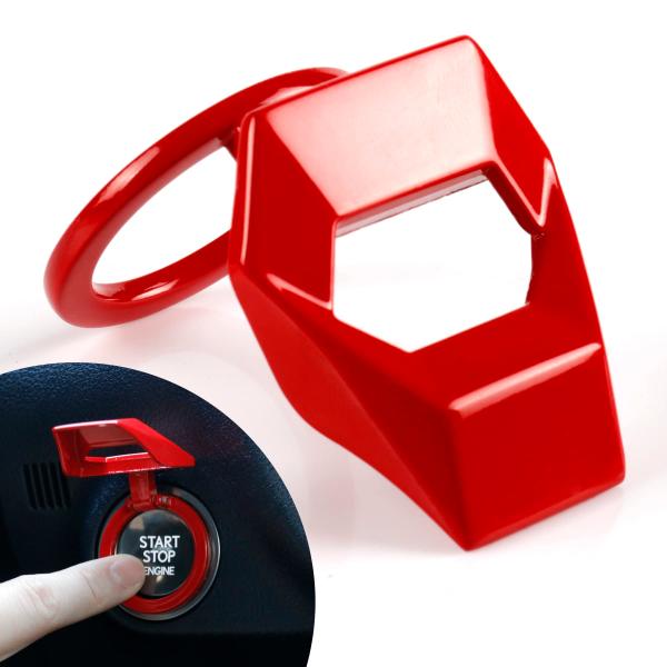 商品名:  SINGARO Universal Engine Start Stop Button Cover, Car Power Control Zinc Alloy Trim, One Button Start Button Cover...