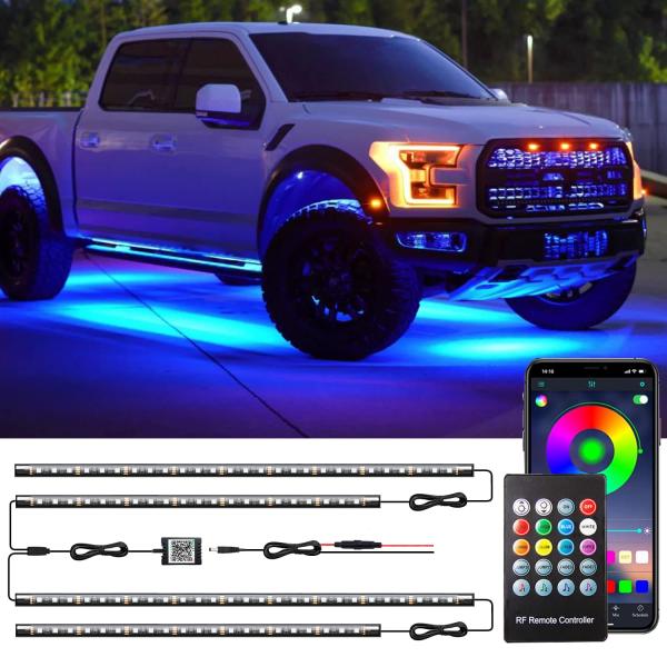 商品名:  Underglow Kit for Car, Car Led Underglow Lights with App and Remote Control, 16 Million RGB Colors, 29 Preset Mode...