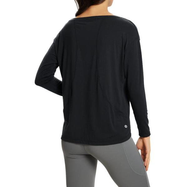 商品名:  BALEAF Women's Long Sleeve Workout Tops Active Running Shirts Loose Fit Quick Dry Athletic Yoga Tee Shirts Lightwe...
