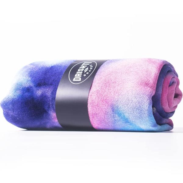 商品名: Drishti Brands タイダイヨガタオル 汗吸収性 滑り止め ホットヨガ 標準サイズ 24インチx72インチ ビクラム エクササイズ ヨガ ピラティス Drishti Brands Hot Yoga Mat Towel w...