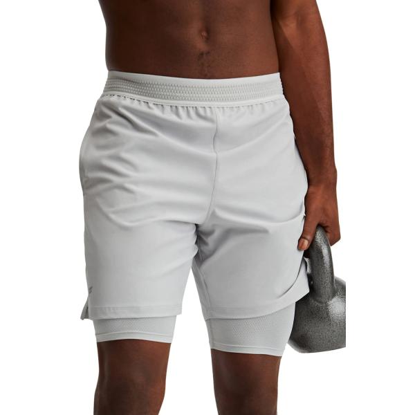商品名: Fabletics メンズ The Fundamental ショーツ (裏地付き) オールグッド, Mineral Grey, X-Large Fabletics Men's The Fundamental Short (Line...