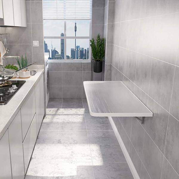 商品名: 壁に取り付けられた折りたたみ式テーブル折りたたみ式作業テーブルステンレス鋼ドロップダウンテーブルキッチンダイニングテーブルコンピューターデスクベンチテーブル研究テーブルサイドテーブル CHEWYNP Wall Mounted Fo...