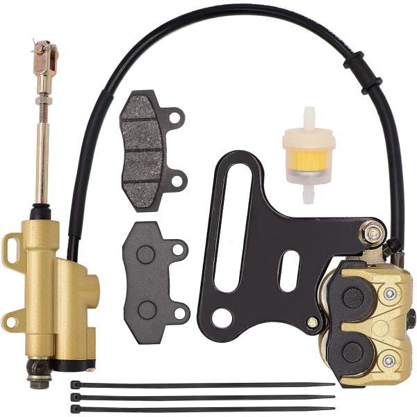 商品名リアディスク油圧ブレーキマスターシリンダーキャリパー 70cc-150cc SSR apollo Taotao Coolster Roketa SDG 107 Pitster Pro Atomik Sikk チャイニーズピットダートバ...