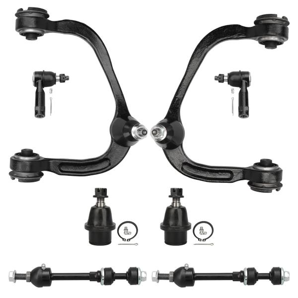 商品名:  DRIVESTAR 8PC 4WD Front Upper Control Arms w/Ball Joints Sway Bars Outer Tie Rods, fit 2005 2006 2007 2008 for For...