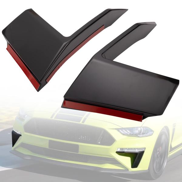 商品名:  HAKA TOUGH Front Bumper Cover Pocket Accents Compatible with 2018 2019 2020 2021 2022 Ford Mustang Accessories, Fo...