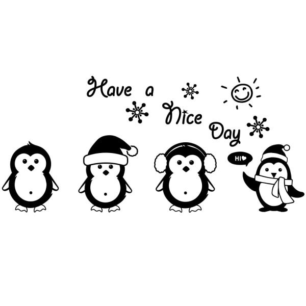 商品名:  Fencosyn Have a Nice Day Cute Little Penguin Animal Decor Wall Sticker Removable Vinyl Decal Library School Classr...