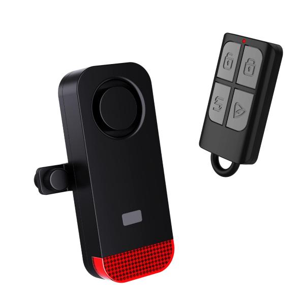 商品名: Bike Alarm, 120dB Anti-Theft with 328ft Remote Vibration Alarm IP65 Waterproof with Tail Light for Bike e-Bike Moto...