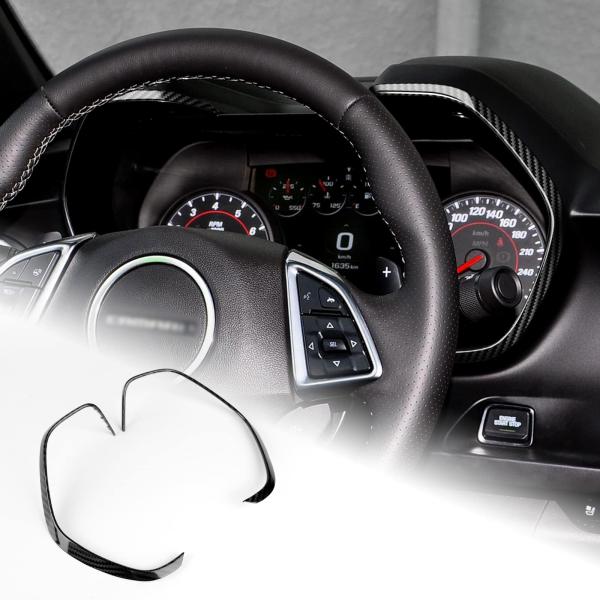 商品名:  AIRSPEED for Camaro Speedometer Frame Sticker Frame Sticker Dashboard Center Tachometer Carbon Fiber Interior Trim...