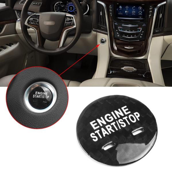 商品名: Xotic Tech キーレスエンジンスタートプッシュボタンスイッチカバートリム、ブラック純正カーボンファイバー、シボレー、キャデラック、GMC1.1インチに対応 x xotic tech Keyless Engine Start...