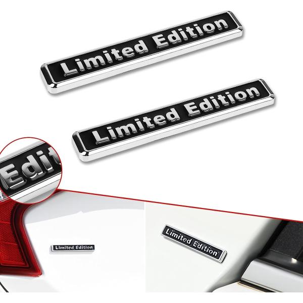 商品名Xotic Tech 2pcs Universal Limited Edition Logo Emblem Metal Badge Sticker Decal for Side Fender Trunk Compatible with...