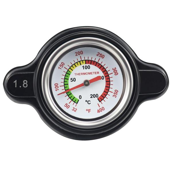 商品名: Mifyca 高圧ラジエーターキャップ 温度計付き 1.8バー ラジエーターキャップ 25.6 Psi オートバイ 1.8 Bar Radiator Cap 25.6 Psi High Pressure Radiator Cap ...