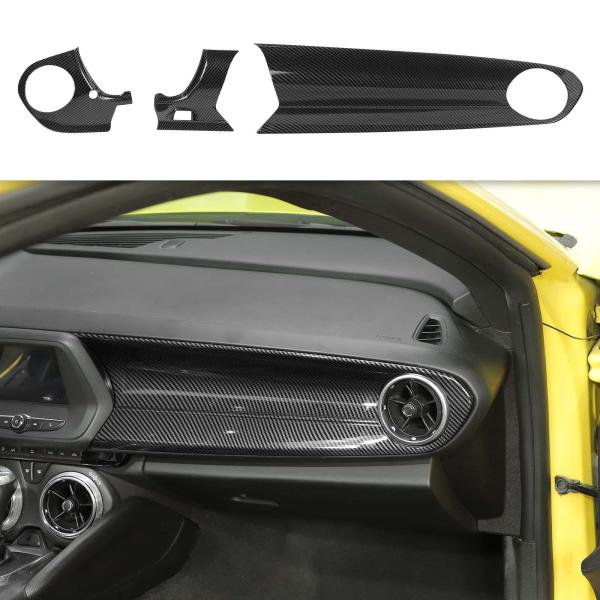 商品名:  CheroCar for Chevrolet Camaro Center Console Cover Panel Interior Trim Decoration Accessories for 2016-2022 Chevro...