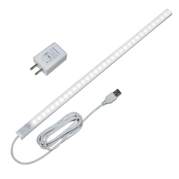 商品名:  IKSACE LED Motion Sensor Under Cabinet Lighting,17 inch USB Plug in LED Closet Light Bar, Under Counter Lights Nig...