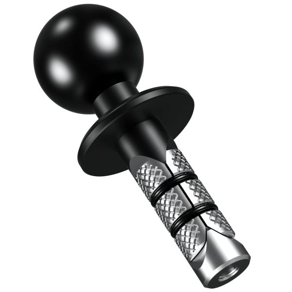 商品名: BRCOVAN R27-A メタルオートバイフォークステムマウントベース 1インチTPUボール付き 直径12mmから25.4mmのステムホール用 RAMマウントBサイズ1インチボールダブルソケットアームに対応 BRCOVAN Me...