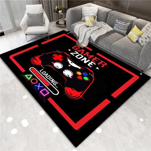 商品名:  Game Controller Gaming Rug Kids Boys Rugs Area Non-Slip Rug Doormats Living Room Bedroom Gamer Carpets Home Decor(...