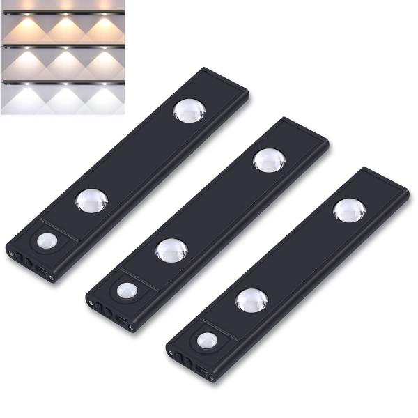 商品名:  HZXINWANG LED Motion Sensing Cabinet Light, Counter Wall, Wireless USB Rechargeable Kitchen Night, 3 Modes, Adjust...