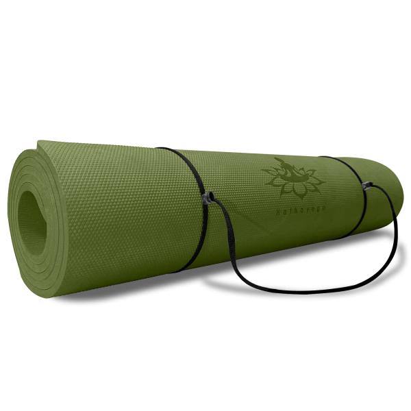 商品名: Hatha Yoga 厚手 TPE ヨガマット 72インチ x 27インチ x 1/3インチ 滑り止め 環境に優しい エクササイズマット ヨガ ピラティス &amp; フロアワークアウト用 (グリーン) Hatha Yoga Th...
