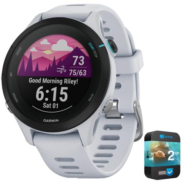 商品名:  Garmin 010-02641-21 Forerunner 255 Music GPS Smartwatch Whitestone Bundle with 2 YR CPS Enhanced Protection Packブラ...