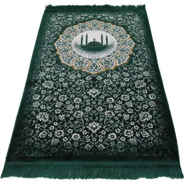 商品名Modefa Turkish Islamic Prayer Rug - Lightweight Velvet Praying Mat - Traditional Muslim Janamaz Sajada - Plush Prayin...