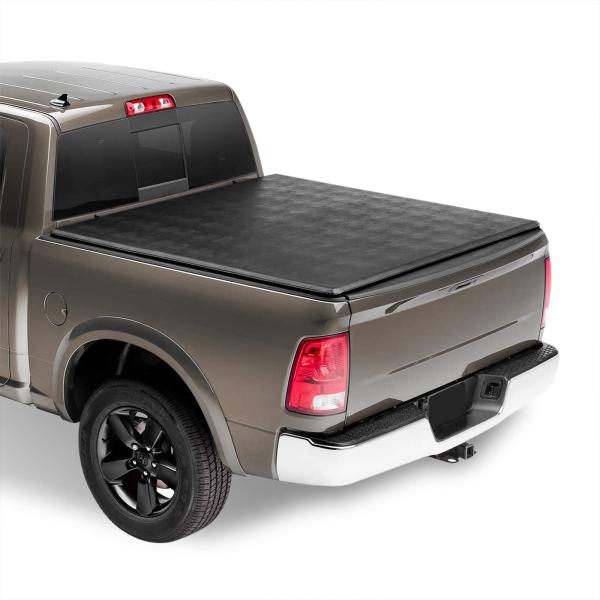 商品名:  AJP Distributors 6.4FT / 6.5FT Soft 4-Fold Truck Bed Tonneau Cover Compatible/Replacement For Ram Pickup 1500 Clas...