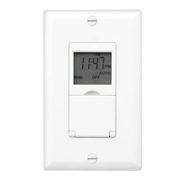 商品名:  Maxxima Digital Timer Switch, 18 On/Off Settings, 3-Way Compatible, 7-Day Programmable in Wall Light Switch, Adjus...