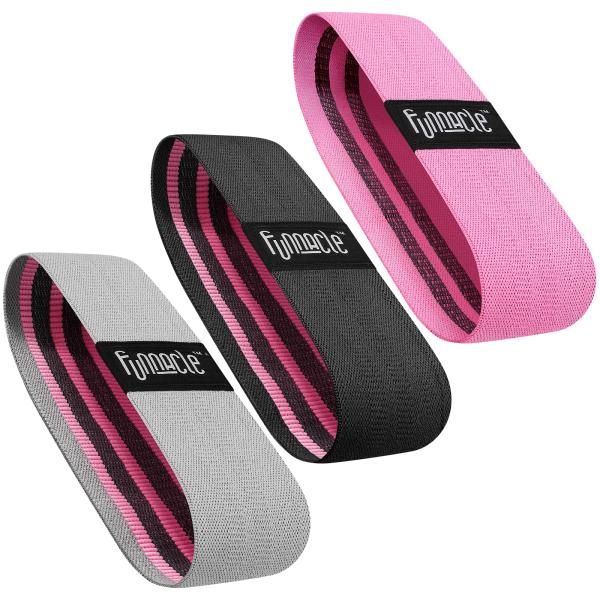商品名:  FUNNACLE Resistance Bands for Working Out, Exercise Bands Workout, 3 Booty Bands for Women Men Legs and Glutes Yog...