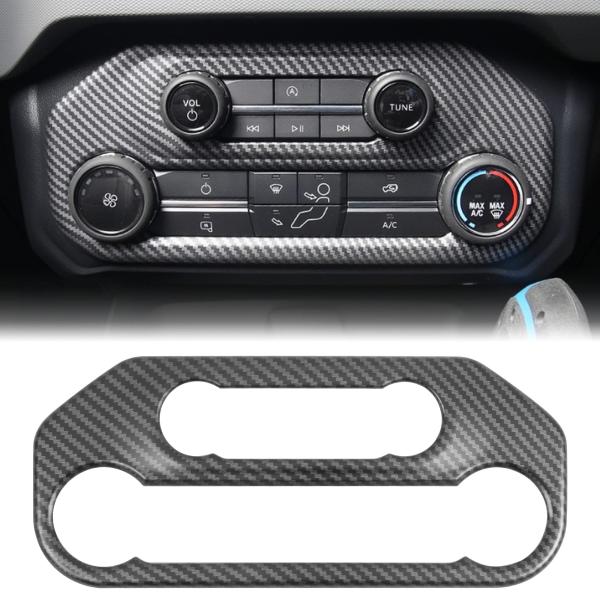 商品名:  G Center Console Trim Compatible with Ford Bronco 2021 2022 Console Button Frame Panel Cover Trim Matte Carbon Fib...
