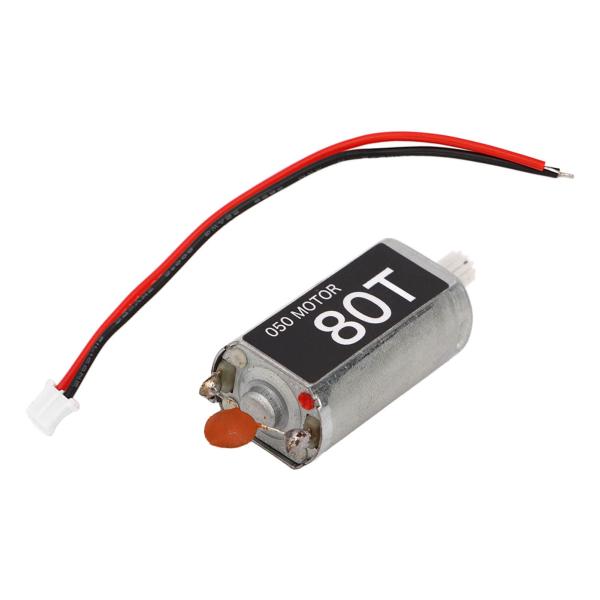 商品名: Drfeify ブラシ付きモーター ケーブル付き 80T RCカーモーター プラスチックギア付き RGT 1/24 AXIAL SCX24 050用 Brushed Motor with Cable, 80T RC Car Mot...