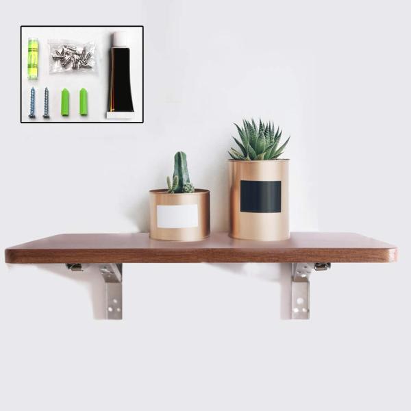 商品名:  LUNEZY Wood Wall Mounted Floating Folding Table,Multi-Function Computer Desk,Laptop,Children Table,Workbench,Dinin...