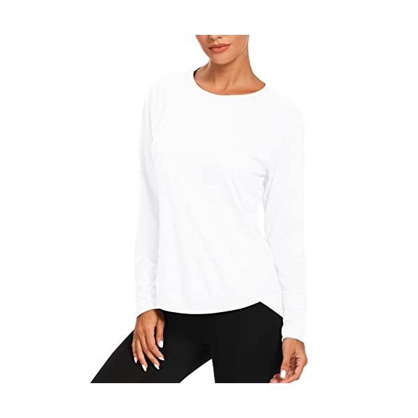 商品名:  Muzniuer Long Sleeve Yoga Tops for Women-Long Sleeve Shirts for Women Long Sleeve Sports Running Fitness Clothes W...