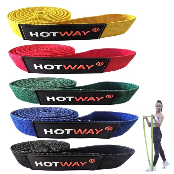 商品名:  HOTWAY Long Resistance Bands Set, Fabric Pull Up Assistance Exercise Bands for Women, 5 Pack Thick Cloth Heavy Dut...