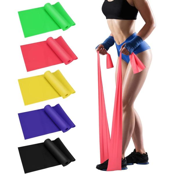 商品名:  Resistance Bands Set,5 Pack Latex Exercise Bands with 5 Resistance Levels,Man Resistance Bands Women Workout Bands...