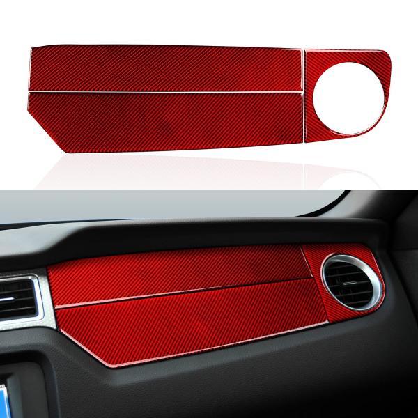 商品名:  Carbon Fiber Center Consoles Instrument Panel Sticker for Ford Mustang 2009 2010 2011 2012 2013 2014 Interior Acce...