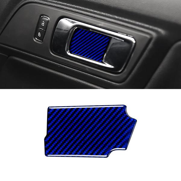 商品名:  YAMUDA Compatible with 2PCS Carbon Fiber Sticker Car Door Handle Decoration Protection Accessories for Ford Mustan...