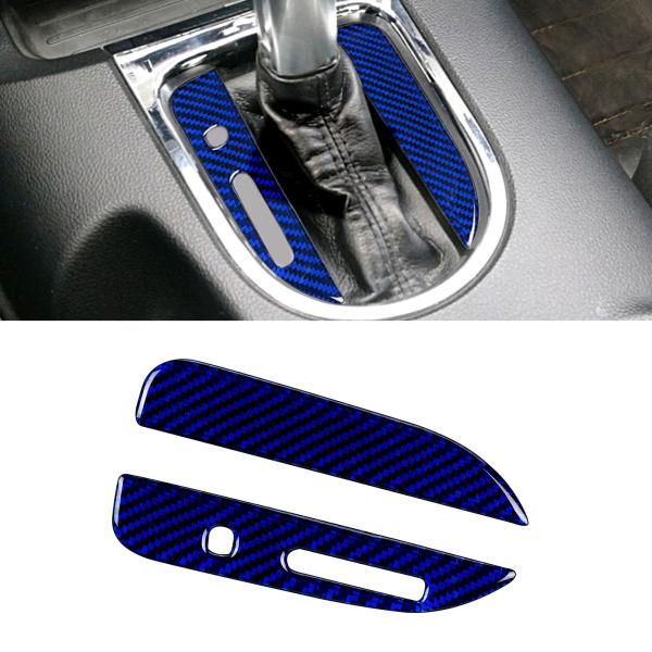 商品名:  YAMUDA Compatible with 2PCS Car Gear Panel Carbon Fiber Decorative Sticker for Ford Mustang 2015 2016 2017 2018 20...
