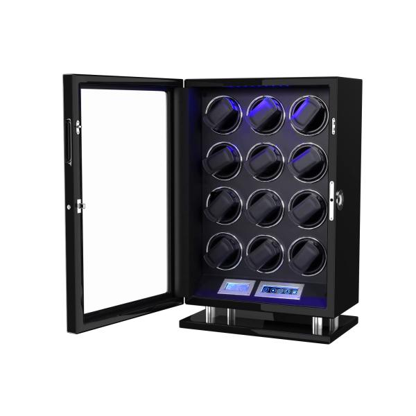 商品名:  DUKWIN Watch Winder, Fingerprint Switch Watch Winders for 12 Automatic Watches with Adjustable Watch Pillows LCD T...