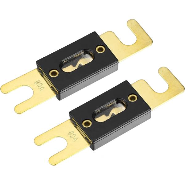 商品名X AUTOHAUX ヒューズ交換用 80A ANLヒューズ 車 トラック オートバイ ボート オーディオ CD用 2個X AUTOHAUX 2pcs Fuse Replacement 80A ANL Fuses for Car Tr...