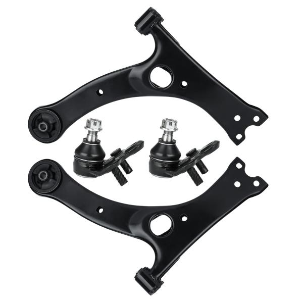 商品名: TadaMark フロントロワーコントロールアーム ボールジョイント付き ポンティアックバイブ トヨタ セリカ カローラ マトリックス K640360 K640361-4個 TadaMark Front Lower Control...