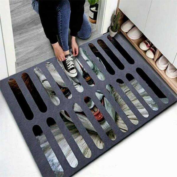 商品名:  Christmas 3D Illusion Doormat Non-Slip Floor Mat,Kitchen Door Mat Party Decorations Suit for Any Deck, Patio, Porc...