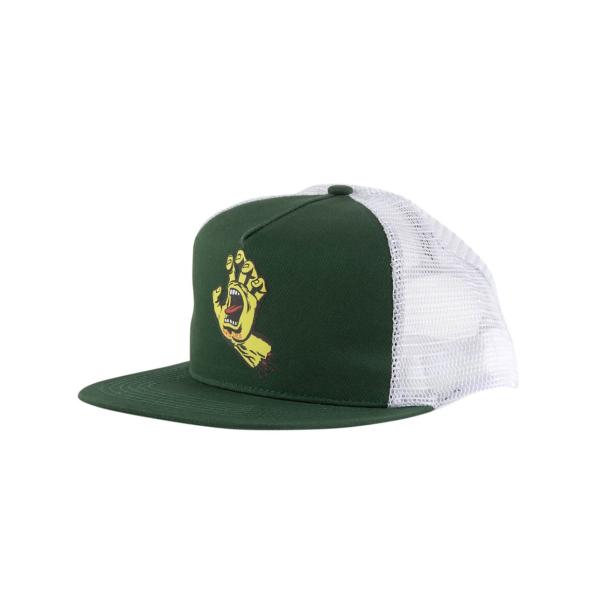 商品名:  SANTA CRUZ High Profile Snapback Baseball Hat Screaming Hand Skate Hat - Forest/White, Size: One Sizeブランド: SANTA C...